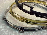 2.3mm Chrome SNARE Hoop - 10 in -6 hl — Drum Maker